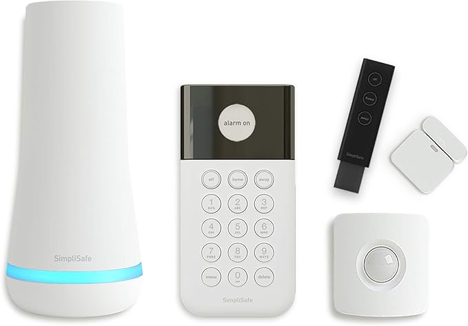 Amazon.com: SimpliSafe 5 Piece Wireless Home Security System - Optional ...