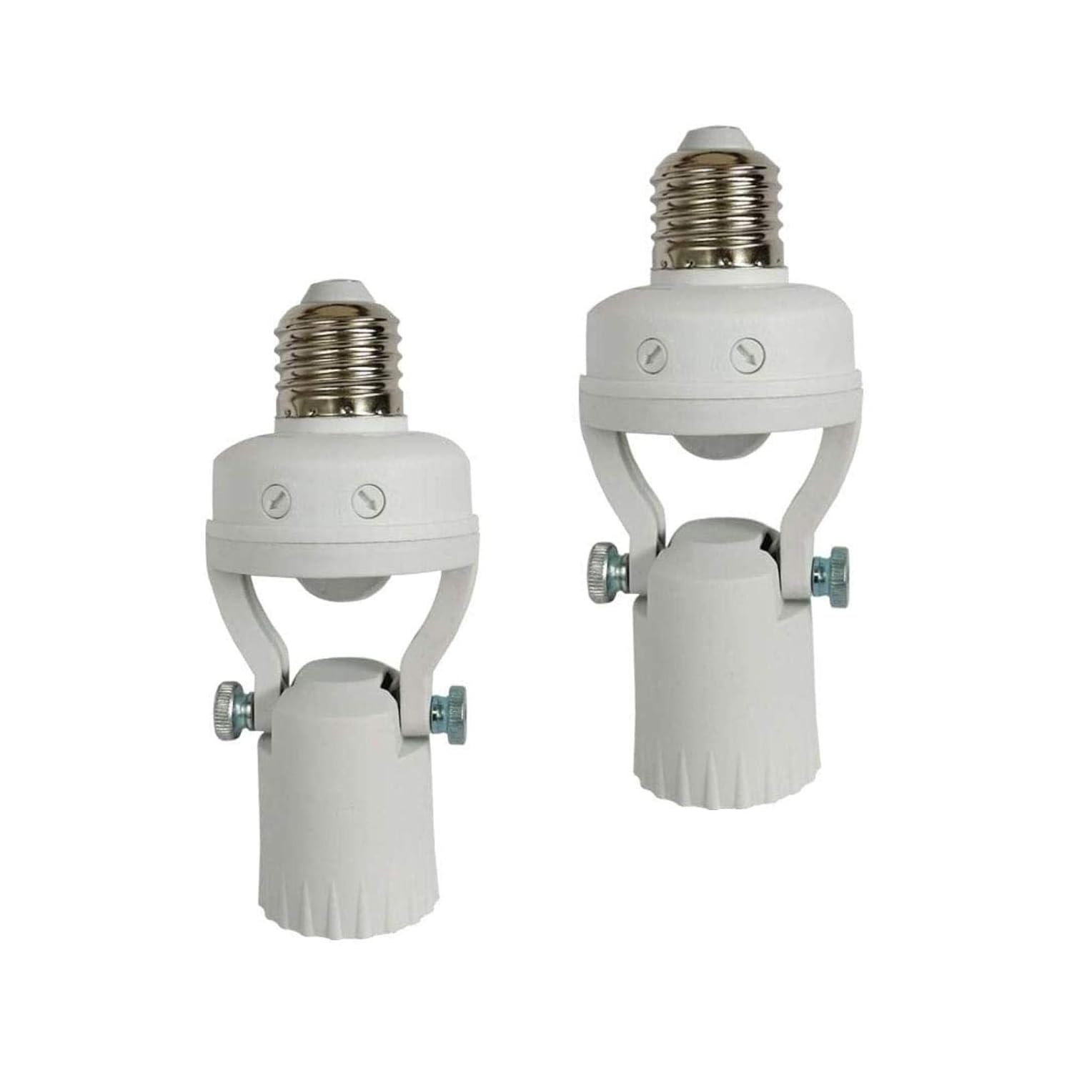 Motion Activated Light Socket,Adjustable Lamp Head Angle E26E27 Smart ...