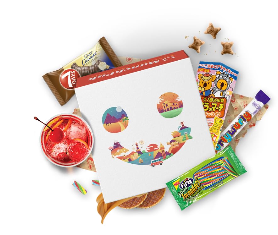 MunchPak International Snack Box (10 unidades) Variedad de aperitivos ...
