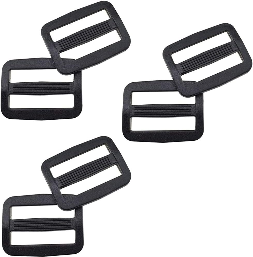 Amazon.com: 20Pcs plastic Slide Buckles, Webbing Strap Fastener for ...