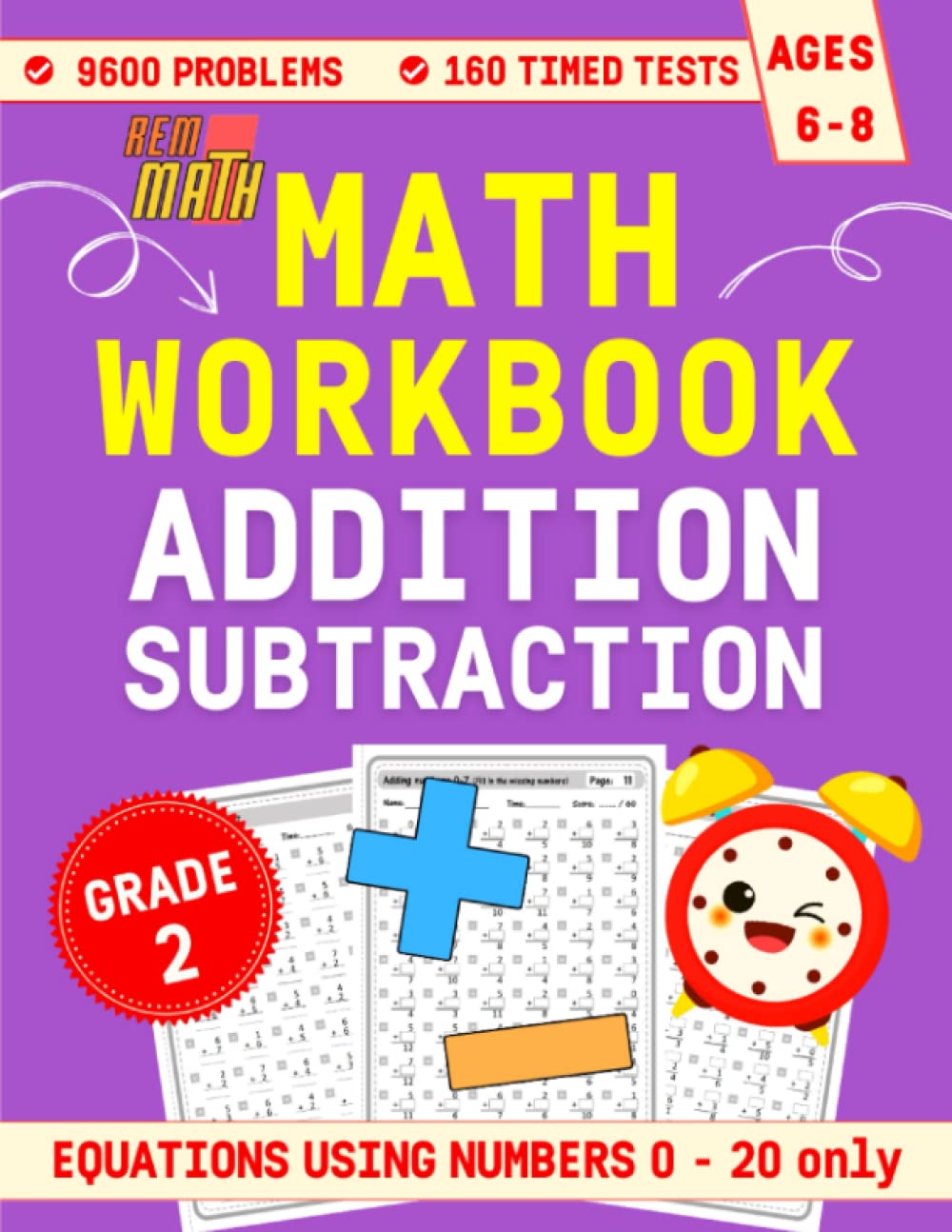 RemMath Addition and Subtraction Workbook: Reproducible Problems ...