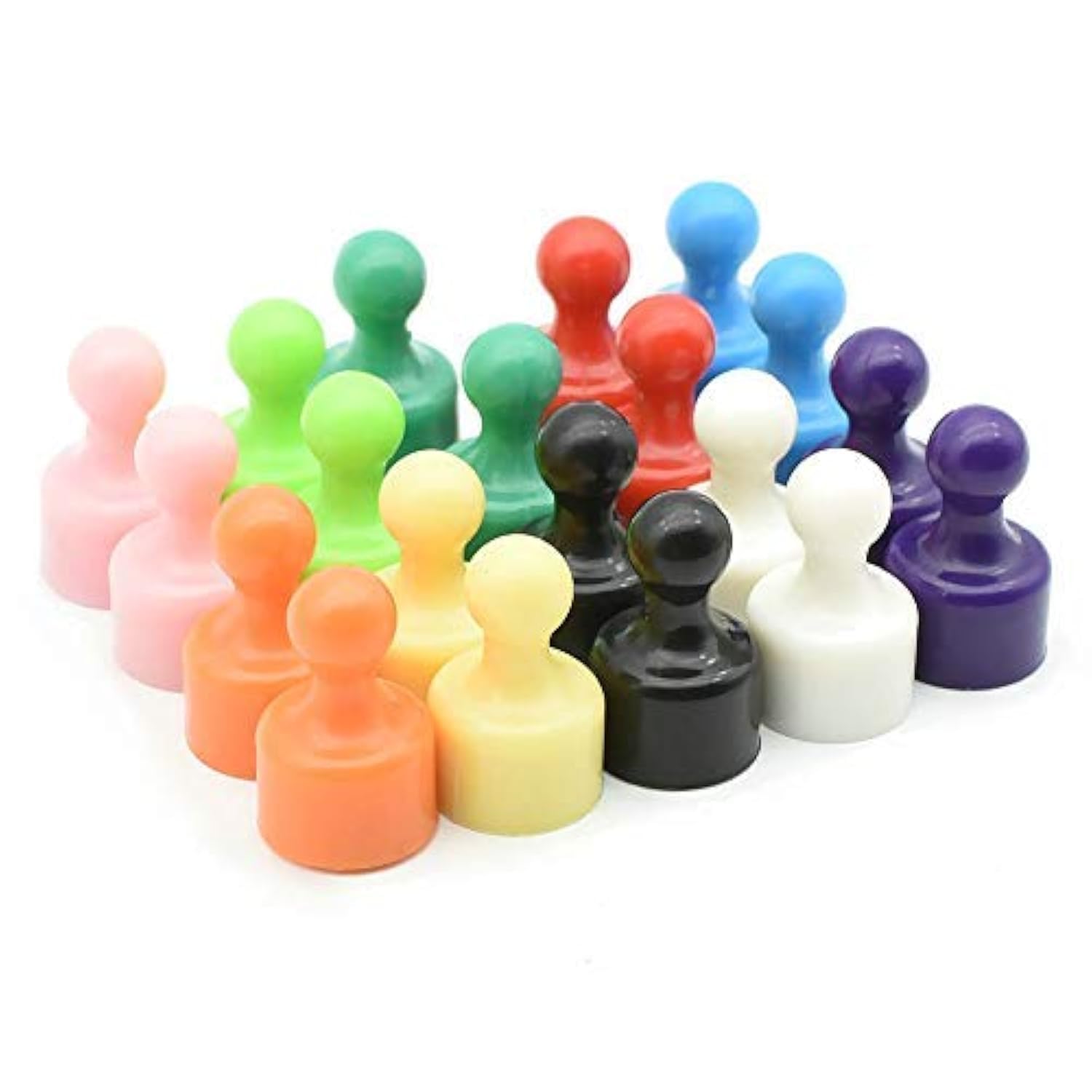 Amazon.com: 24 Magnetic Push Pins Miniature Game Piece Pawn Useful for ...