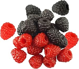 Amazon.com: MAGICLULU 40pcs Artificial Raspberry Party Fake Raspberry ...