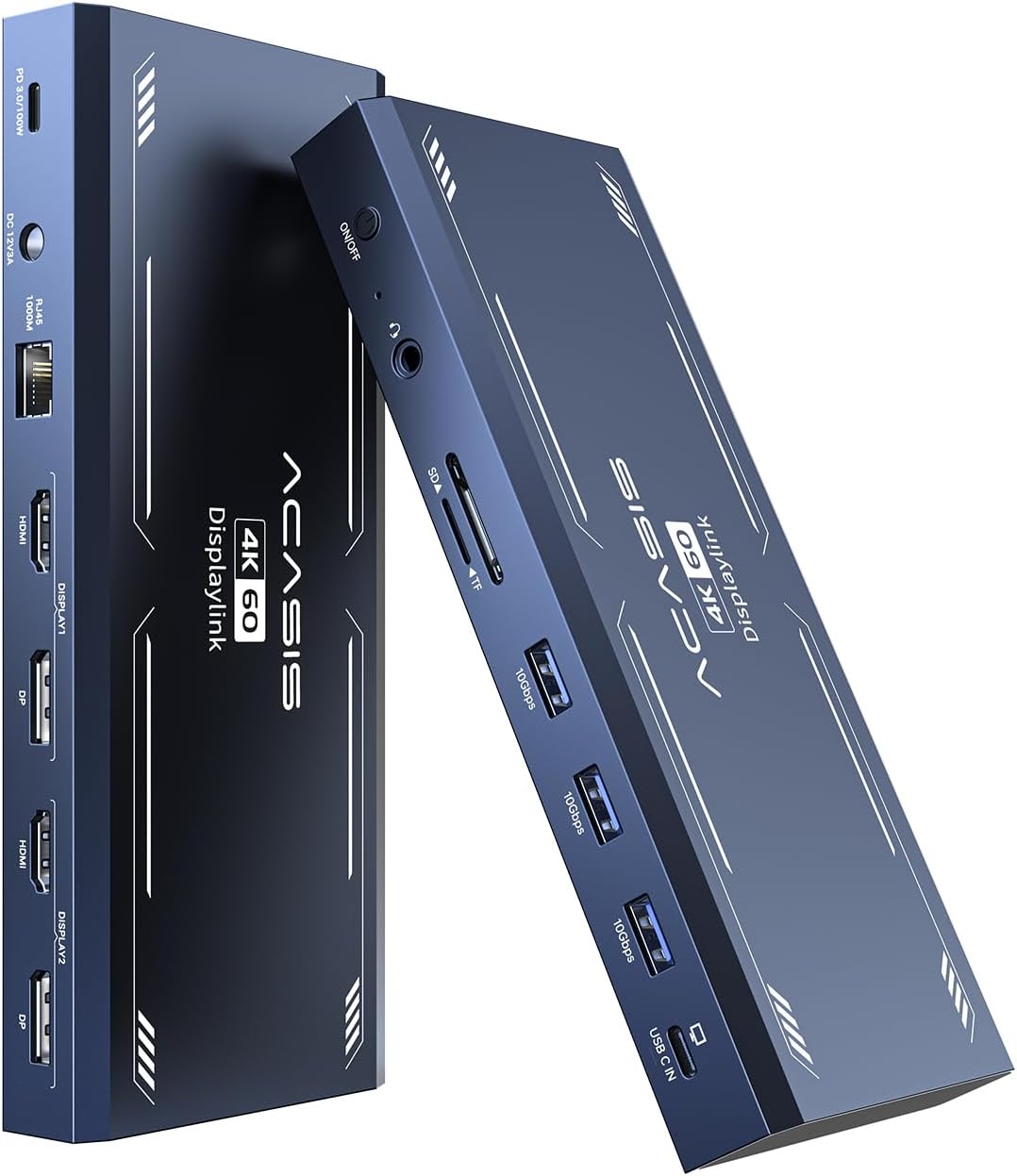 Amazon.com: ACASIS Displaylink Docking Station Dual Monitor for MacBook ...