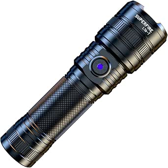 SuperFire Rechargeable Flashlights High Lumens.2000 Lumens Super Bright ...