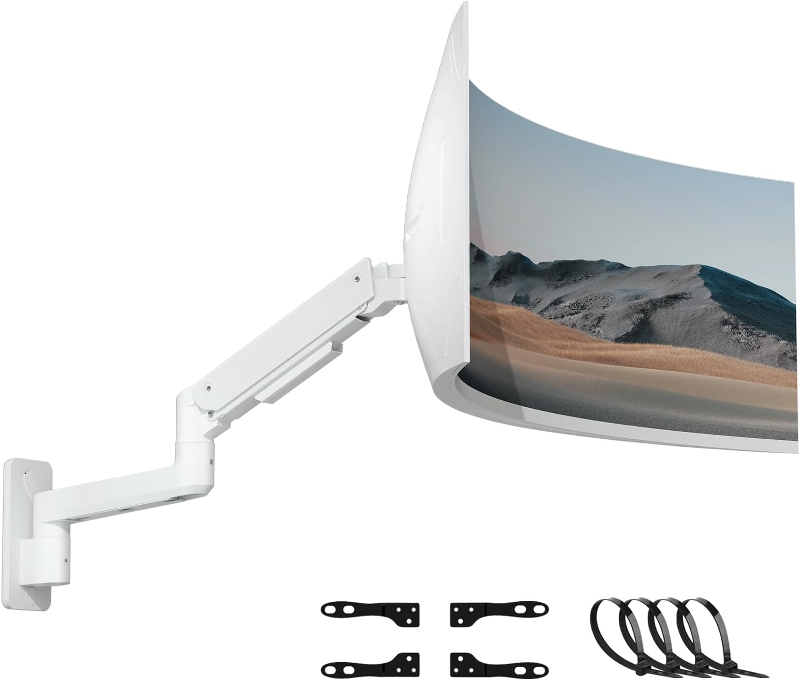 Invision Soporte Monitor Pared y Soporte TV de 17-27 Pulgadas Pantallas ...