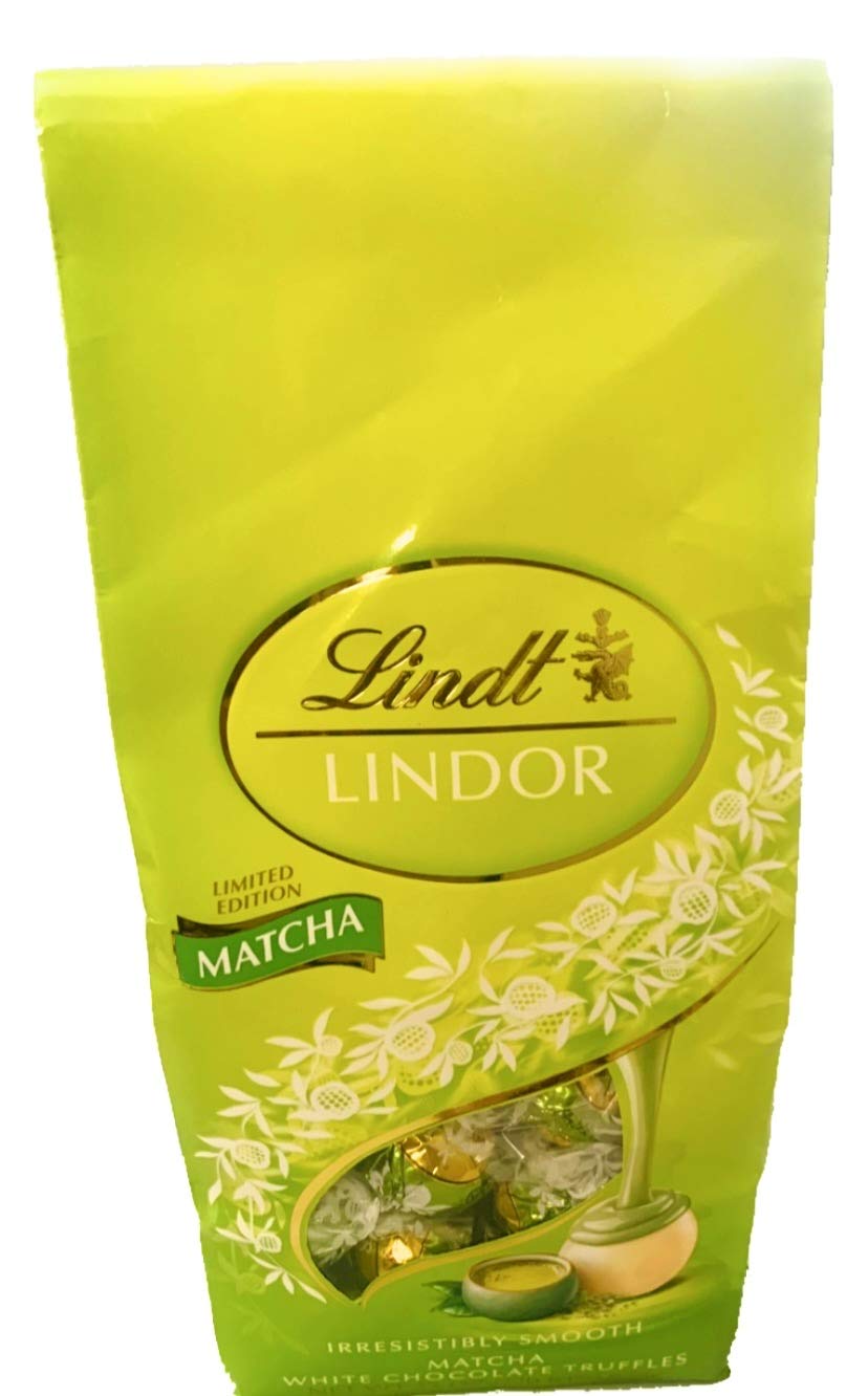Amazon.com : Lindt Lindor Milk White Chocolate Truffles Matcha Limited ...