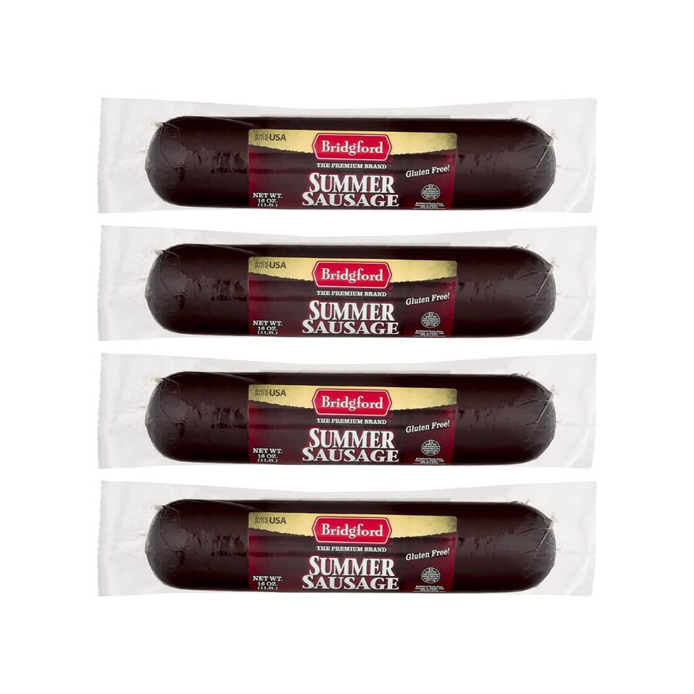 Amazon.com: Bridgford Meat Sticks, Gluten Free, Summer Sausage (16 ...