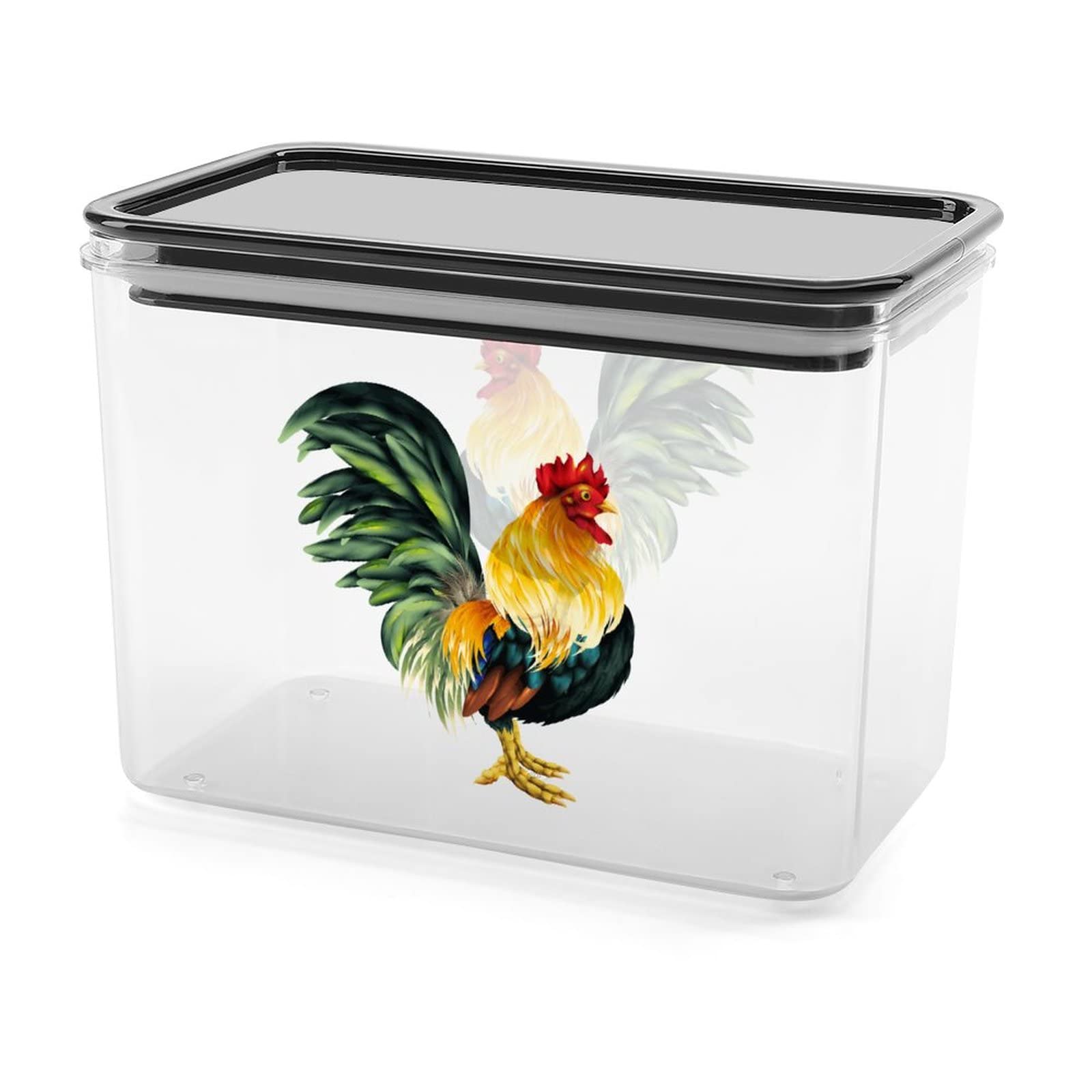 Amazon.com: Lifelike Rooster Storage Box Plastic Food Organizer ...