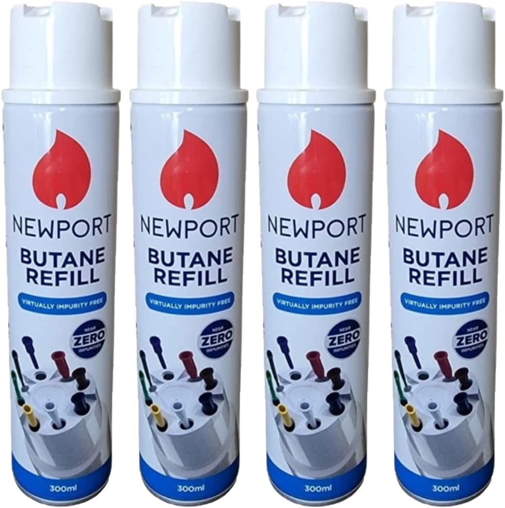 WHITE HILL Newport Gas For Lighters – 300 ml Newport Gas Compatible ...