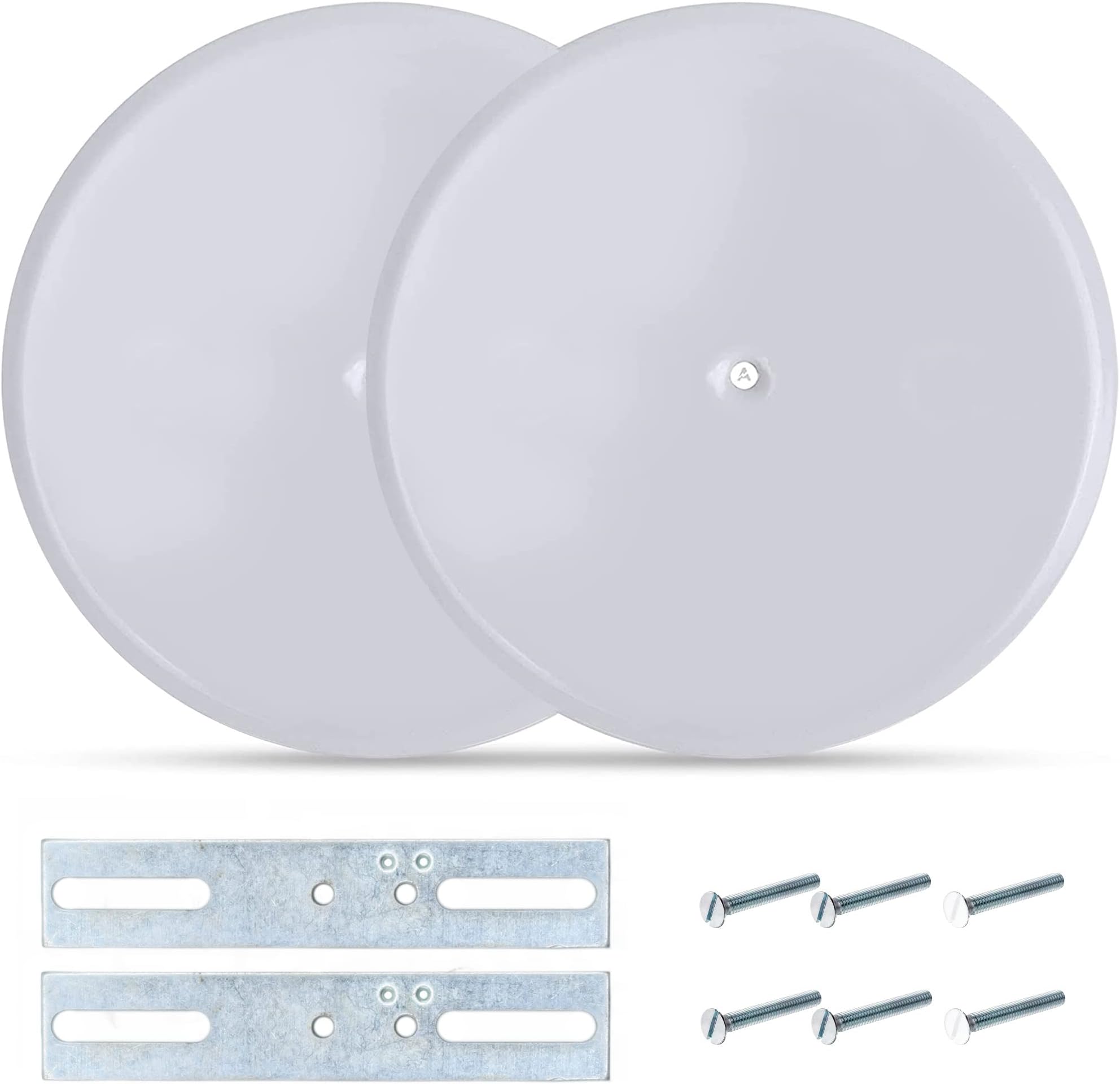 Garvin CBC-800 Recessed Blank-Up Cover Plate, 8-Inch Diameter, Steel ...