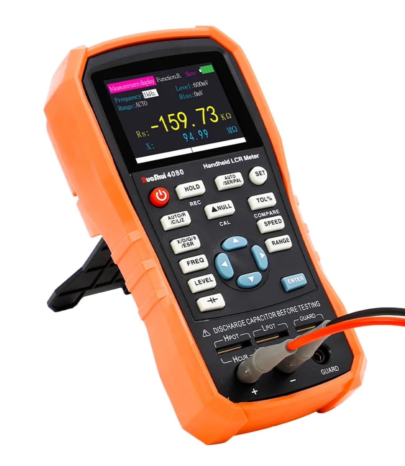 RuoShui Handheld LCR Meter 100Hz-100KHz, 0.2% Accuracy, Digital Bridge ...
