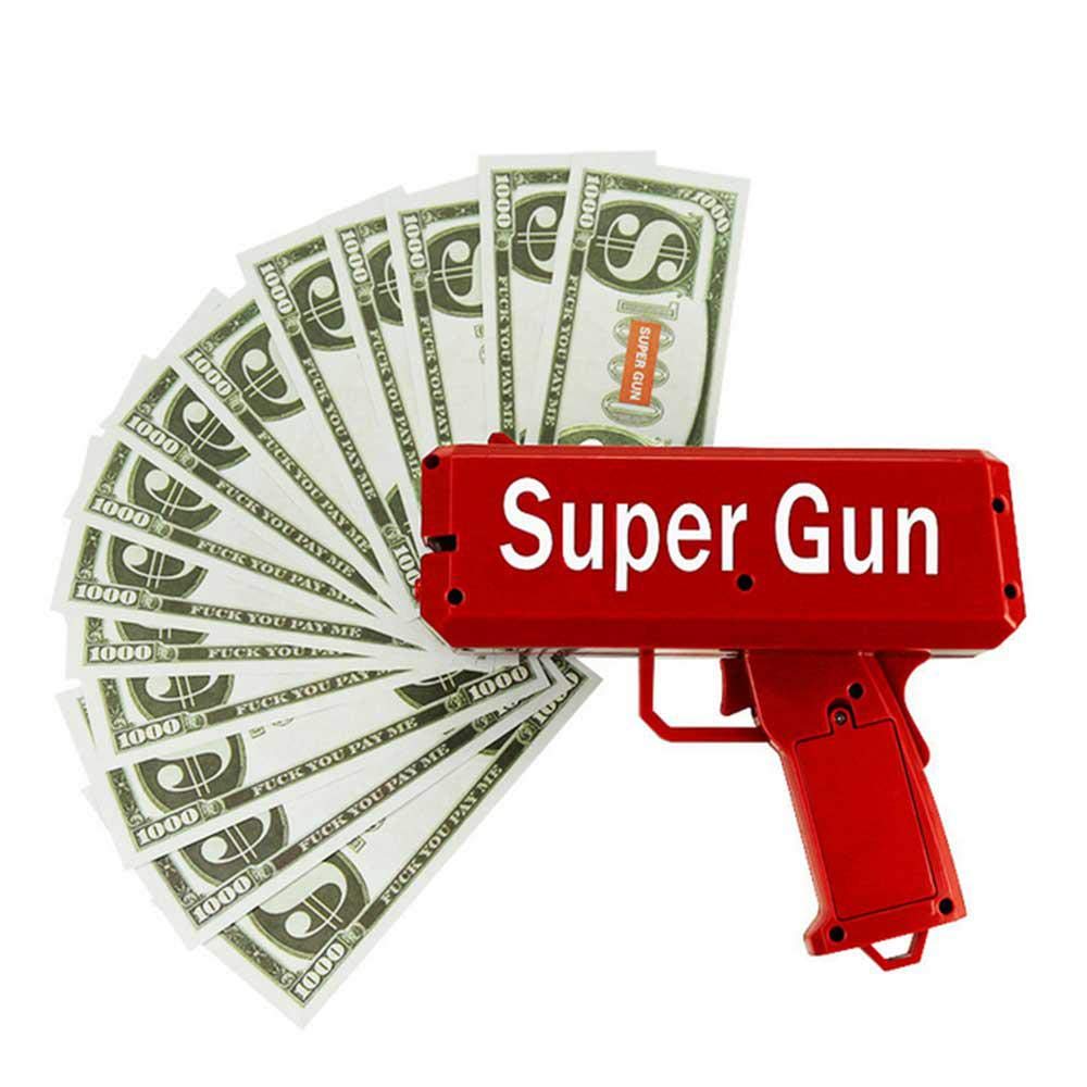 Buy Womdee Money , Make it Rain Money Shooter, Prop Money Toy with 100 ...