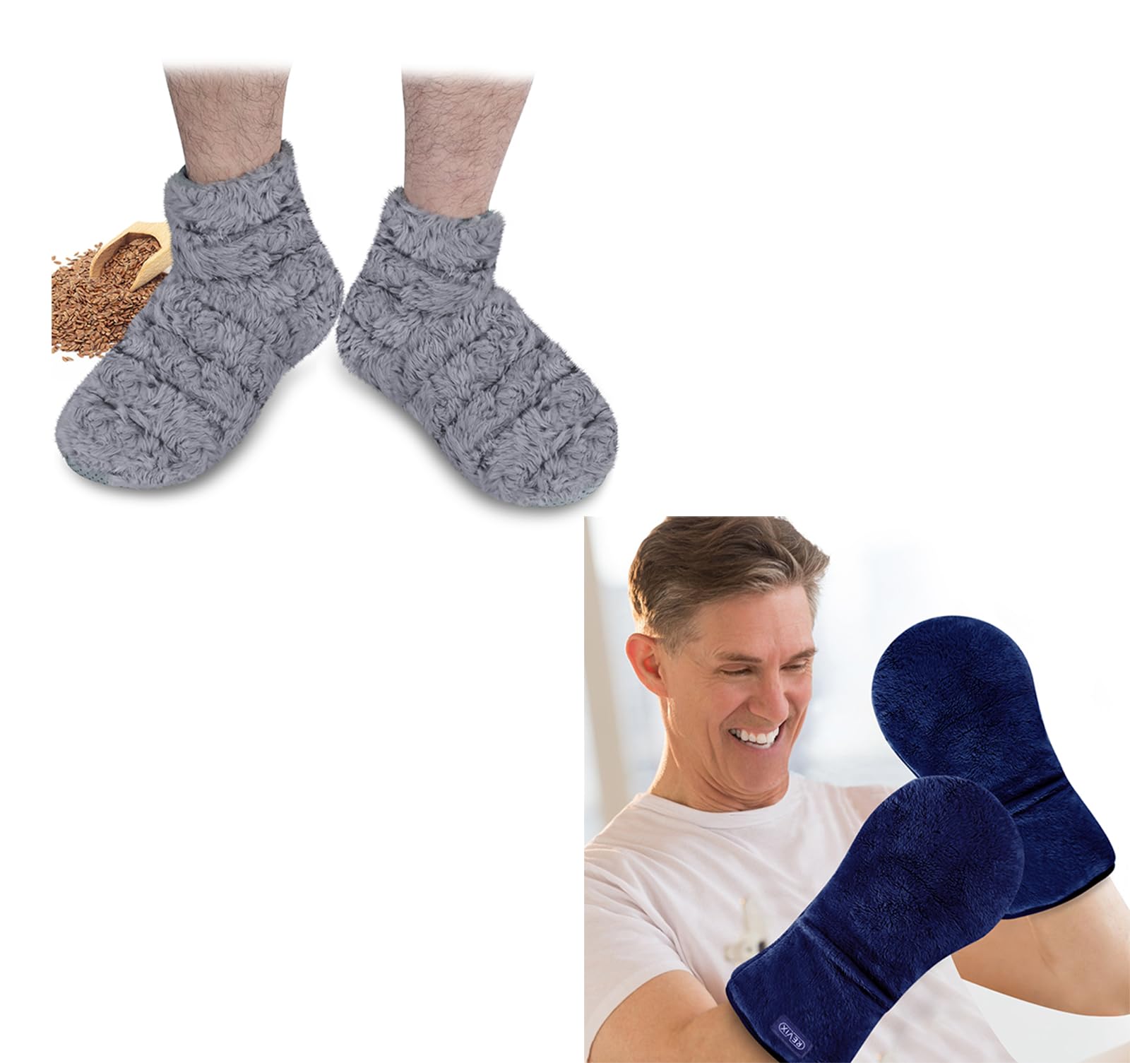 Amazon.com: REVIX Microwavable Therapy Mittens for Hands and Fingers ...
