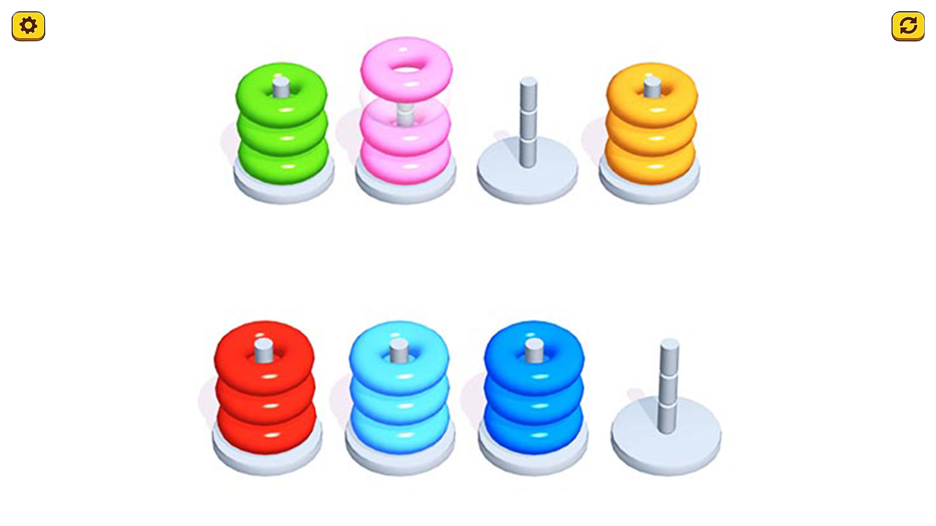 Hoop Stack Color Sort Puzzle: Donut Sort Color Sorting Puzzle - App on ...