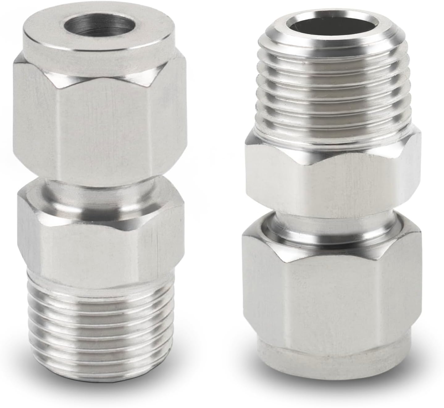 Amazon.com: Beduan 304 Stainless Steel Compression Fitting Ferrule ...