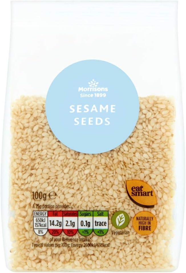 Morrisons Sesame Seeds, 100g : Amazon.co.uk: Grocery