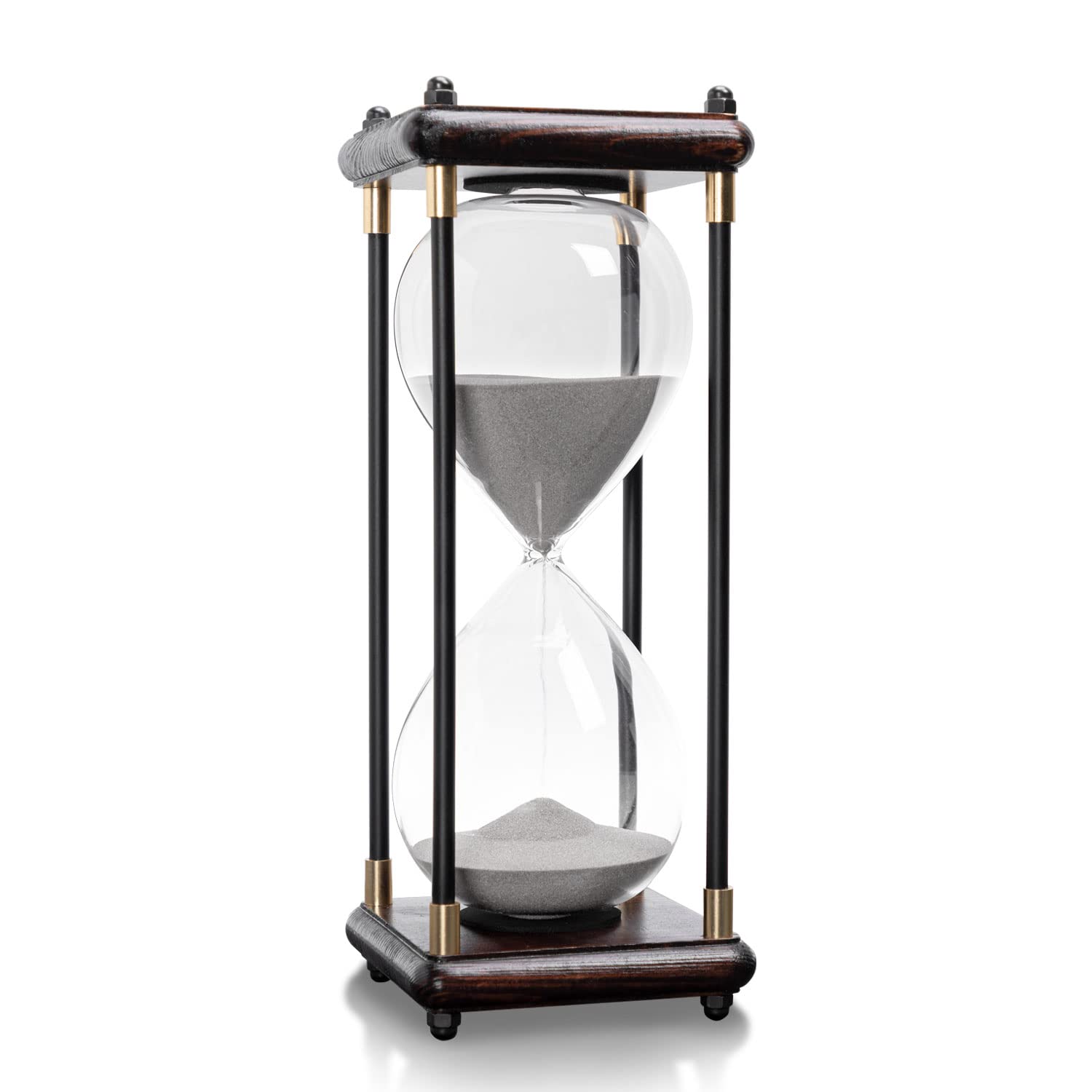 Snapklik.com : Hourglass Sand Timer, 30/60 Minutes Sand Clock, Wooden ...