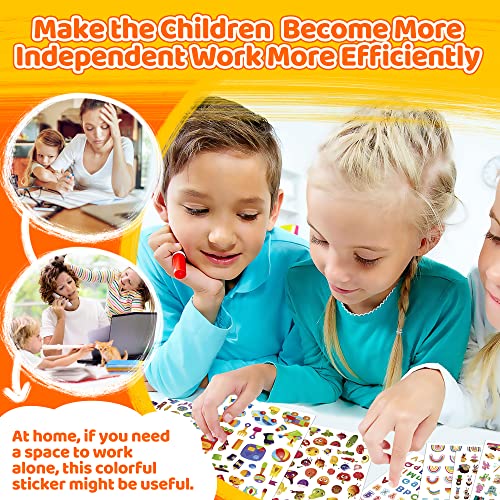 Stickers for Kids, Dcuminkel 3000+ Cute Stickers, 48 Sheets Super ...