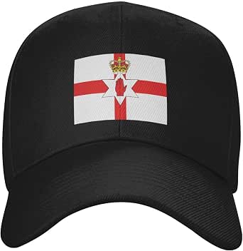 IIANSGE Adjustable Flag Map of Northern Ireland Baseball Cap for Men ...