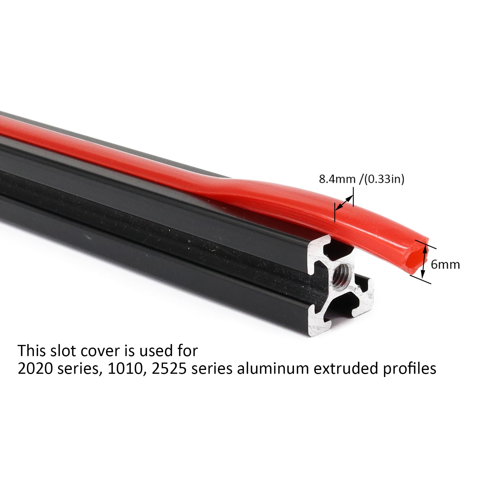 Snapklik.com : 6 Meter 1010 2020 Aluminum Extrusion T Slot Cover Seal ...