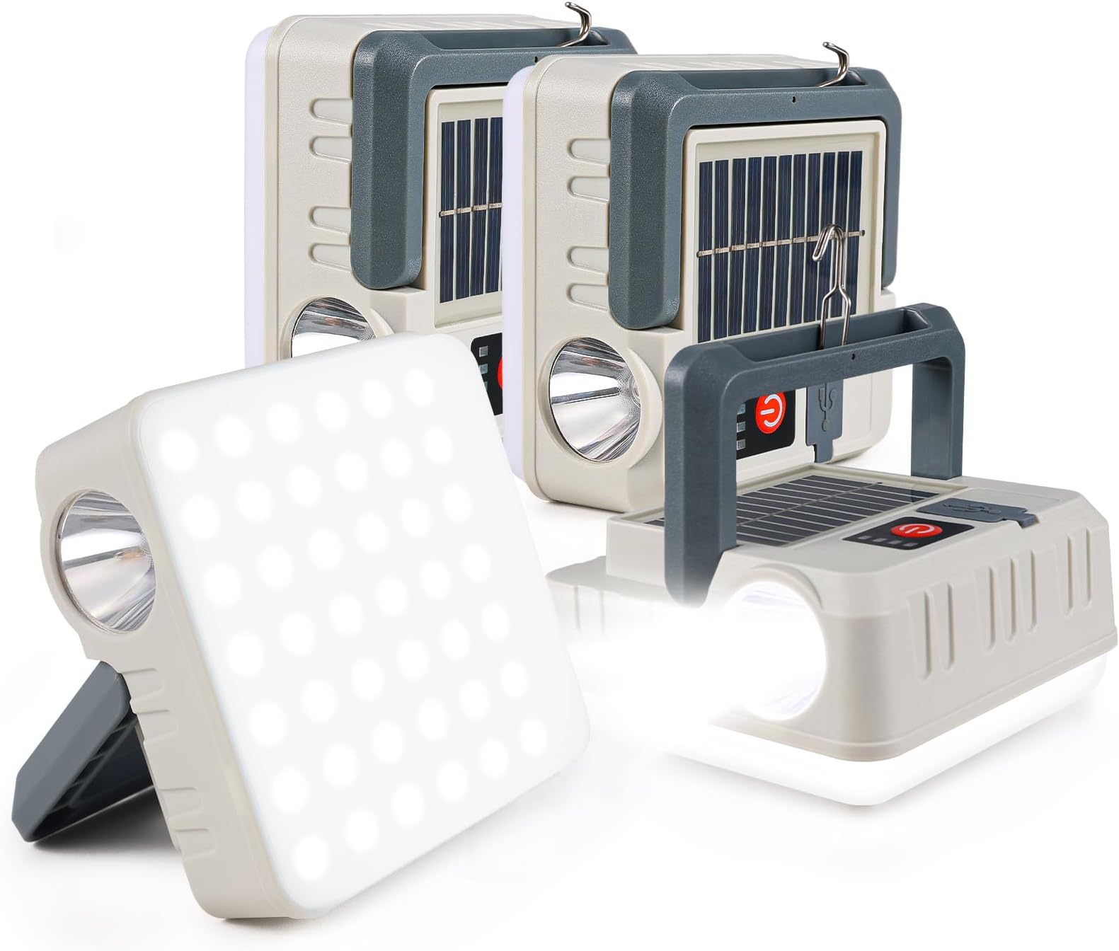 Amazon.com: LaliBuBB Portable Solar Power Lanterns 4 Pack, Lanterns for ...