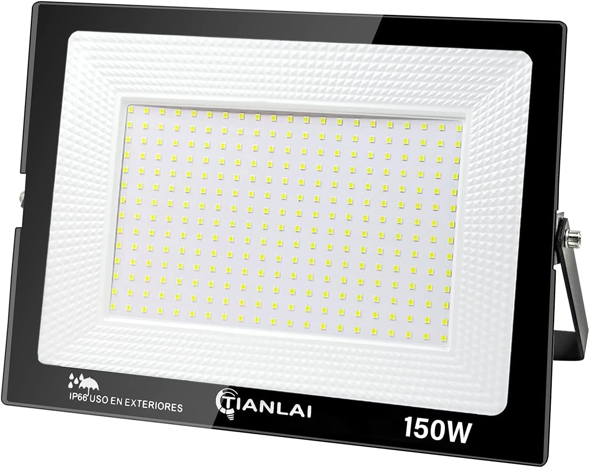 AEK CYBER - Reflector Led para Exterior 100W（Equivalente a 1000W)Luces ...