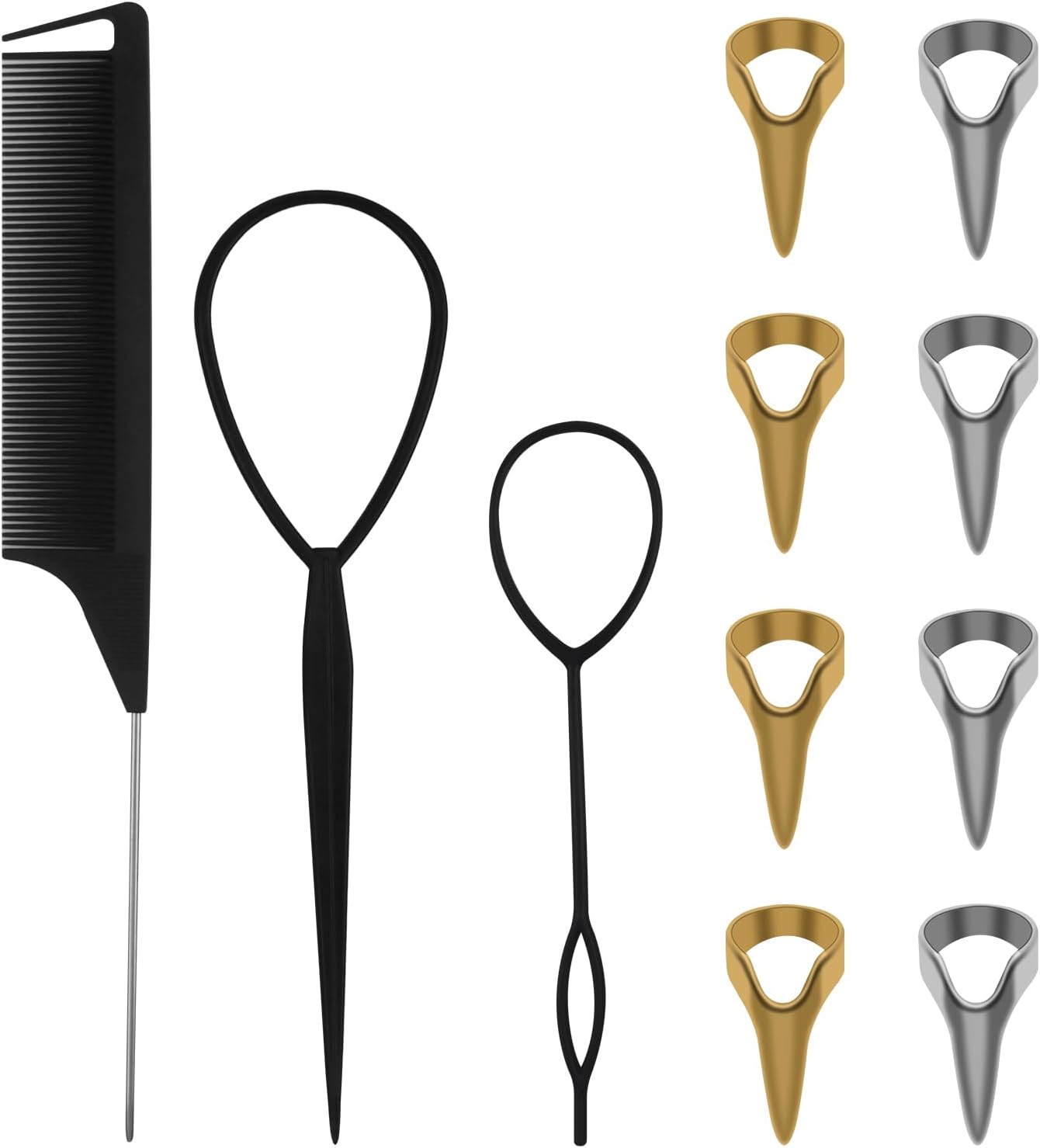 Amazon.com : Topsyhair Braiding Tools - 4 Pack Hair Styling Combo: Tail ...