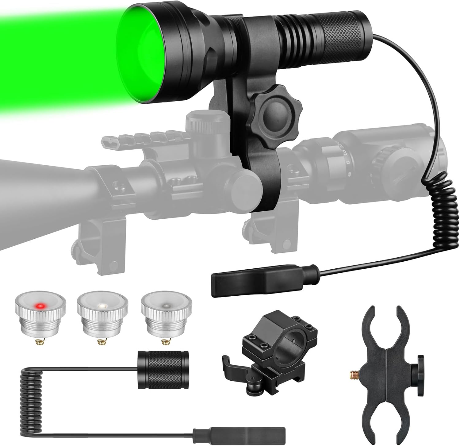 Amazon.com: ULTRAFIRE UC50 Hunting LED Flashlight Kit with ...