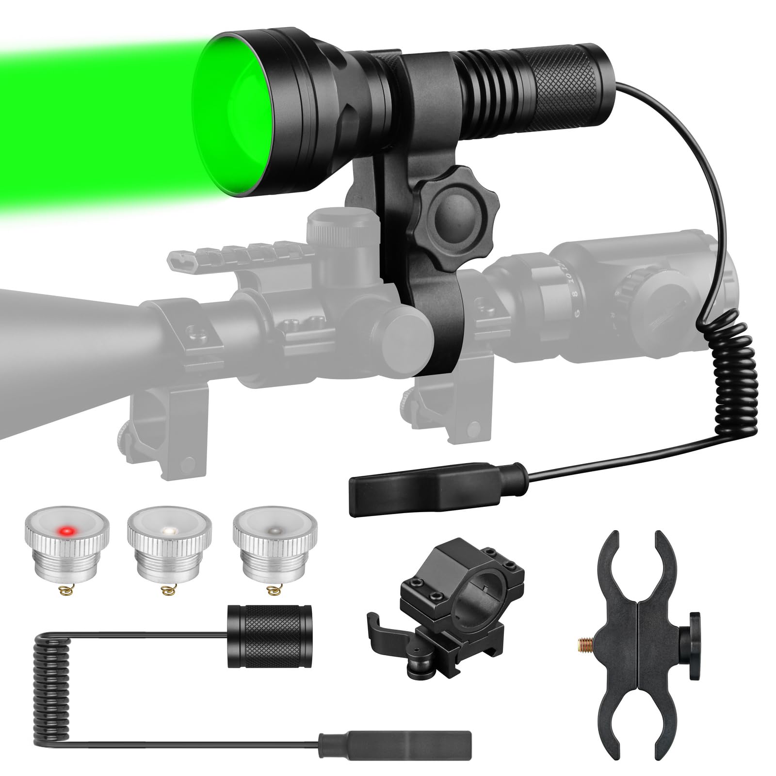 Amazon.com: ULTRAFIRE UC50 Hunting LED Flashlight Kit with ...