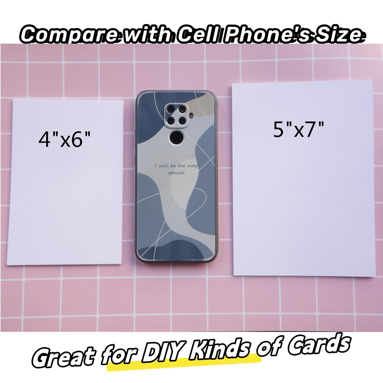 Snapklik.com : Baisunt 25 Pack 4x6 Sand Textured Cardstock Paper Blank ...