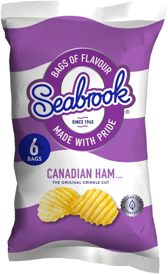 Seabrook Canadian Ham Flavour, 6 x 25g : Amazon.co.uk: Grocery
