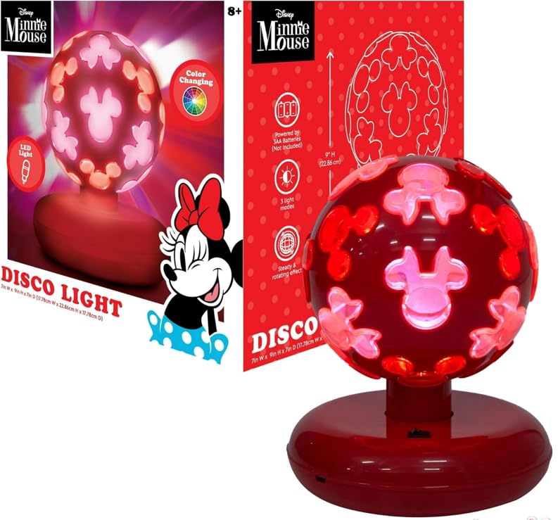 Snapklik.com : Idea Nuova Disney Minnie Mouse Battery Operated 10" LED ...