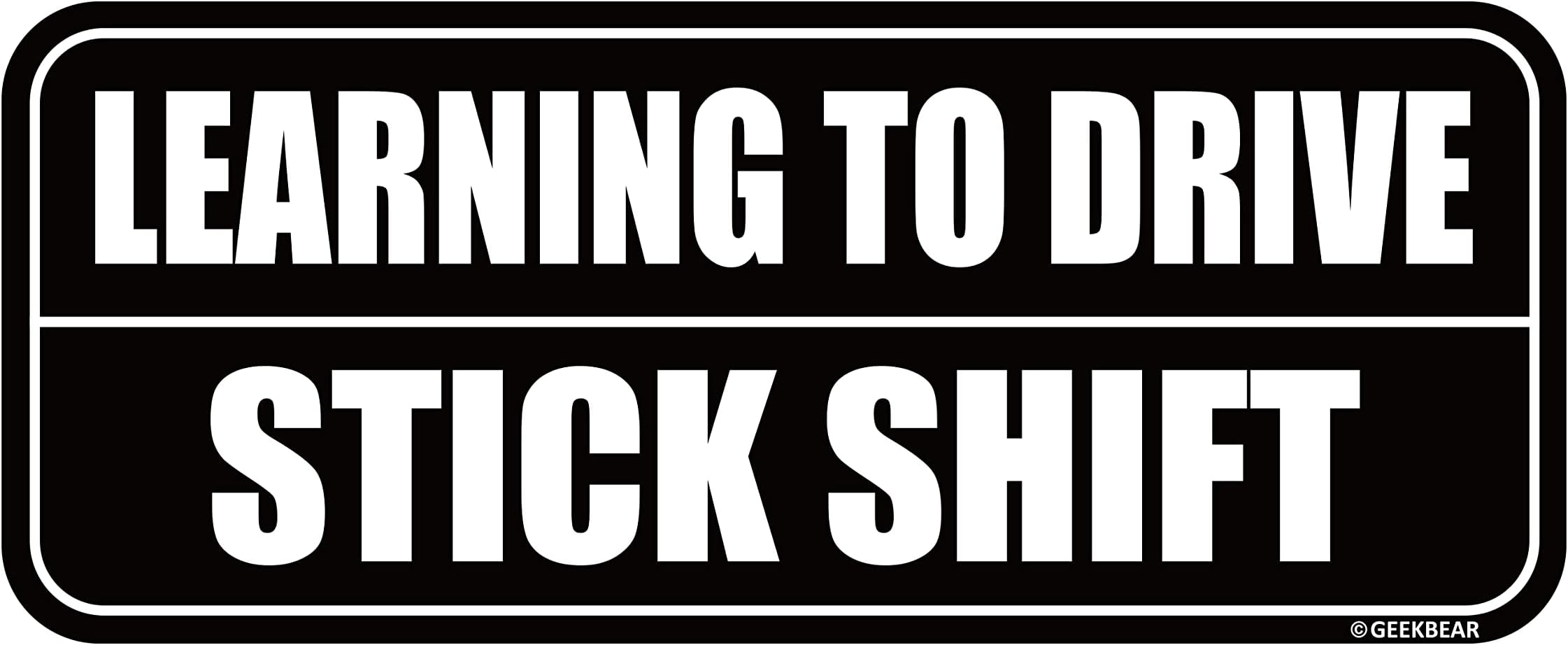Amazon.com: TOTOMO Learning to Drive Stick Shift Stay Back May Roll ...