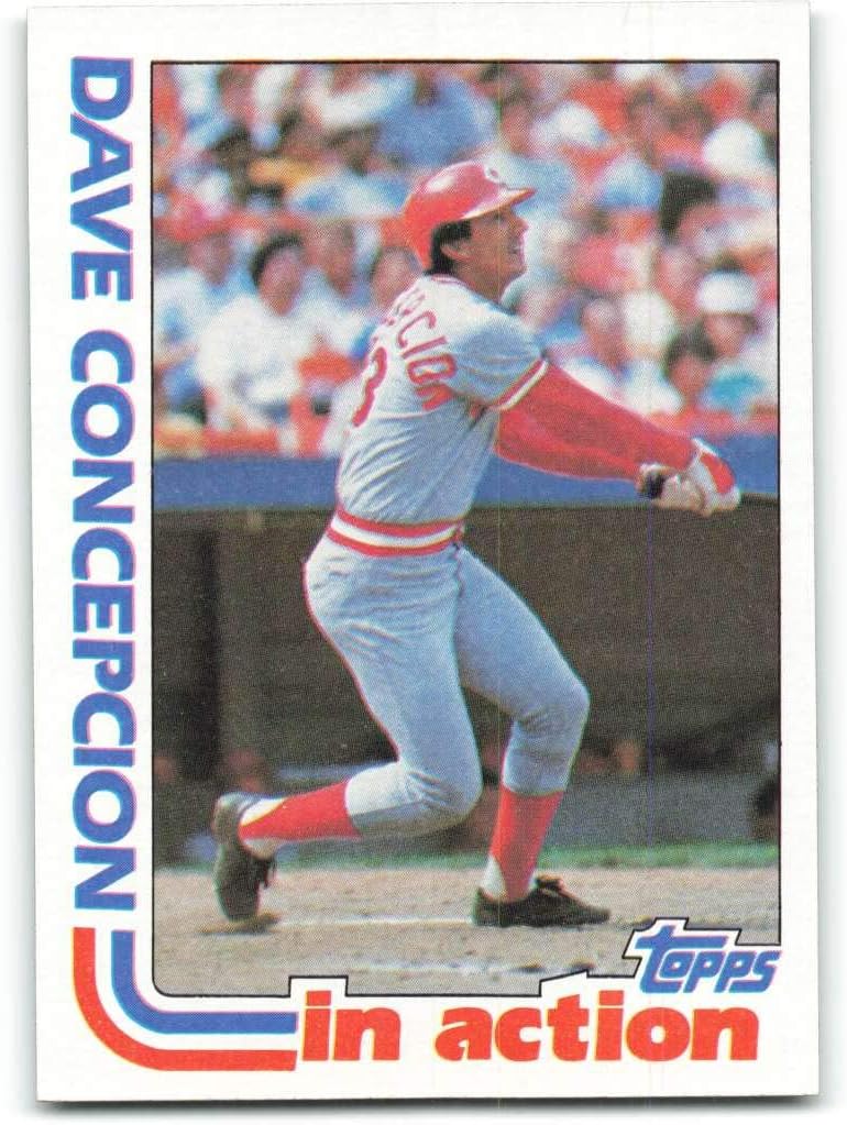 Amazon.com: 1982 Topps Baseball #661 Dave Concepcion Cincinnati Reds IA ...
