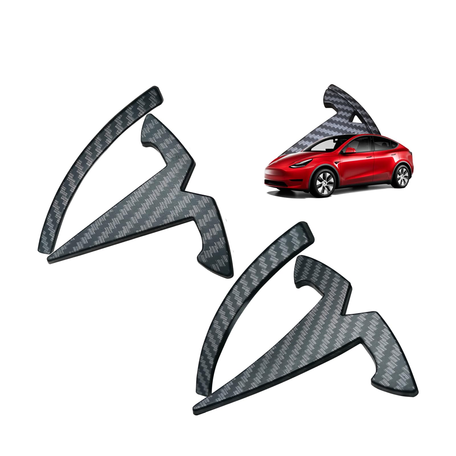 Snapklik.com : YHCDSEA For Model Y Emblem Badge Sticker Cover, Fit For ...