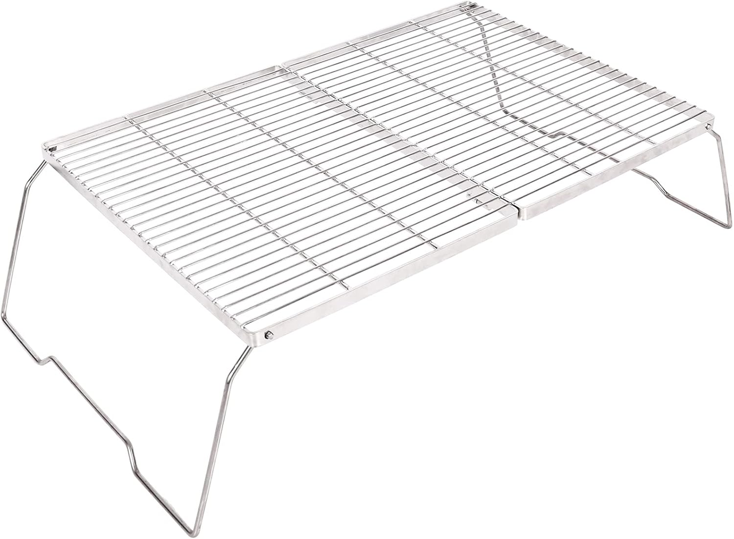 Amazon.com : REDCAMP Extra large Folding Campfire Grill 304 Stainless Steel Grate, 25 Inch ...