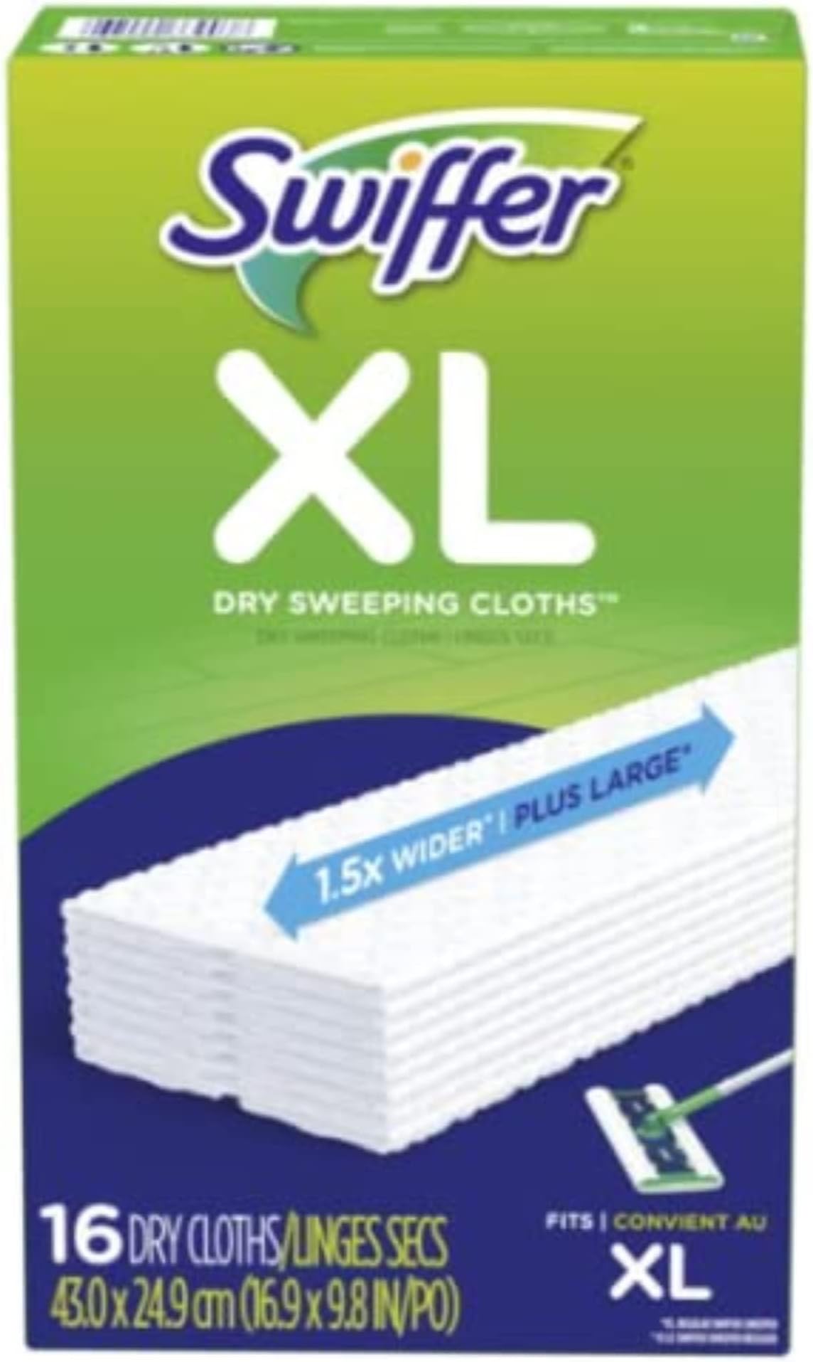 Amazon.com: Swiffer Sweeper X-Large Disposable Sweeping Cloths, 16 ...