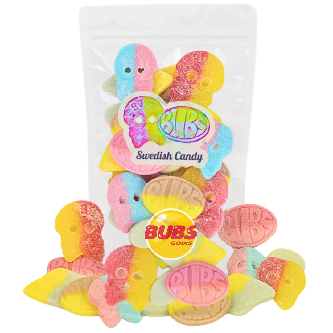Amazon.com : Bubs Swedish Candy, Christmas Candy, Sweet and Sour ...