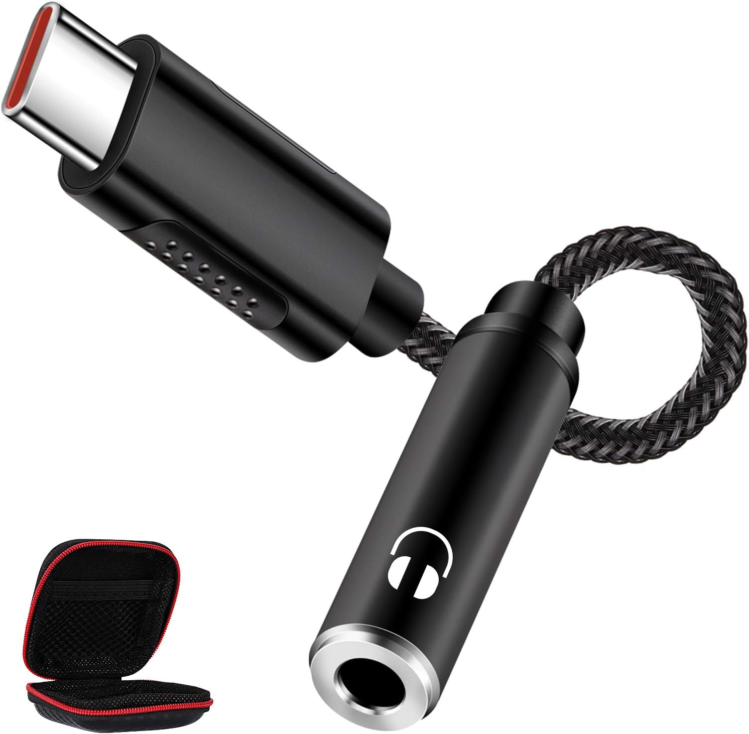 Amazon.com: Motorola USB-C to 3.5mm Audio Headphone Jack Adapter Cable ...