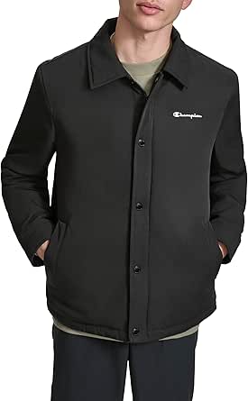 Champion Men's Active Water-Resistant Coaches Jacket at Amazon Men’s ...