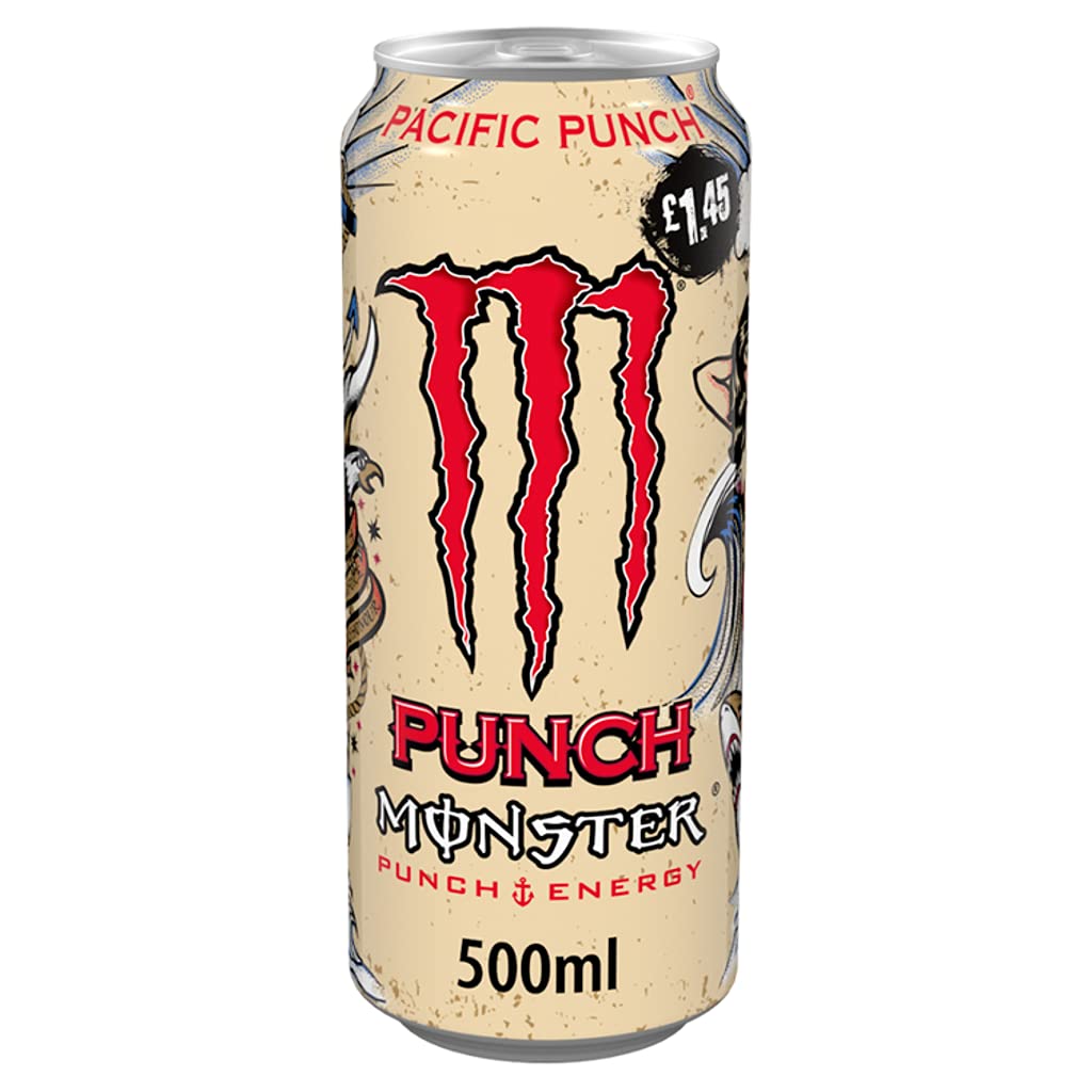 Monster® Pacific Punch® Carbonated Energy Drink | L-Carnitine + Taurine ...