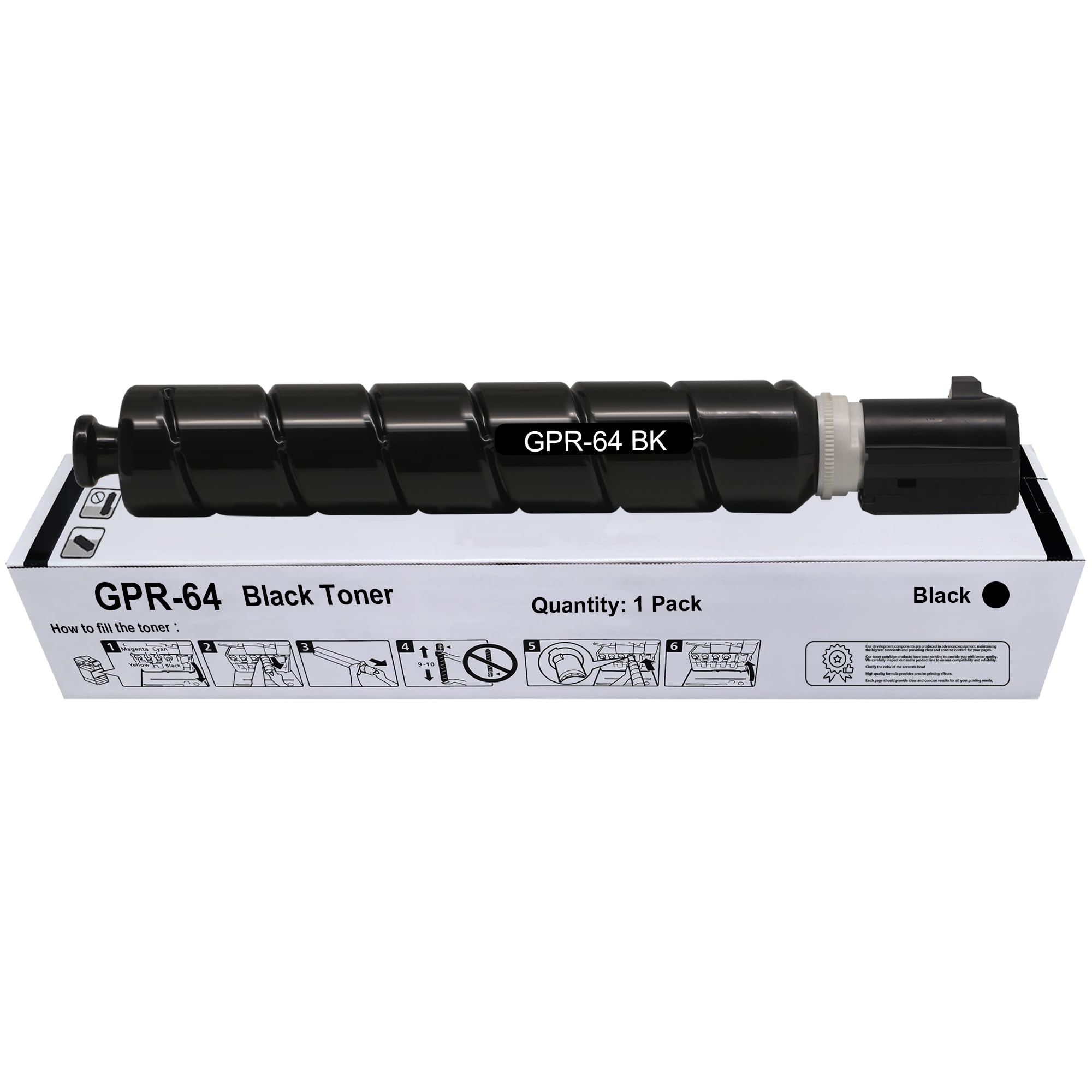Amazon.com: SPLENDIDCOLOR GPR64 GPR-64 Toner Cartridge Remanufactured ...