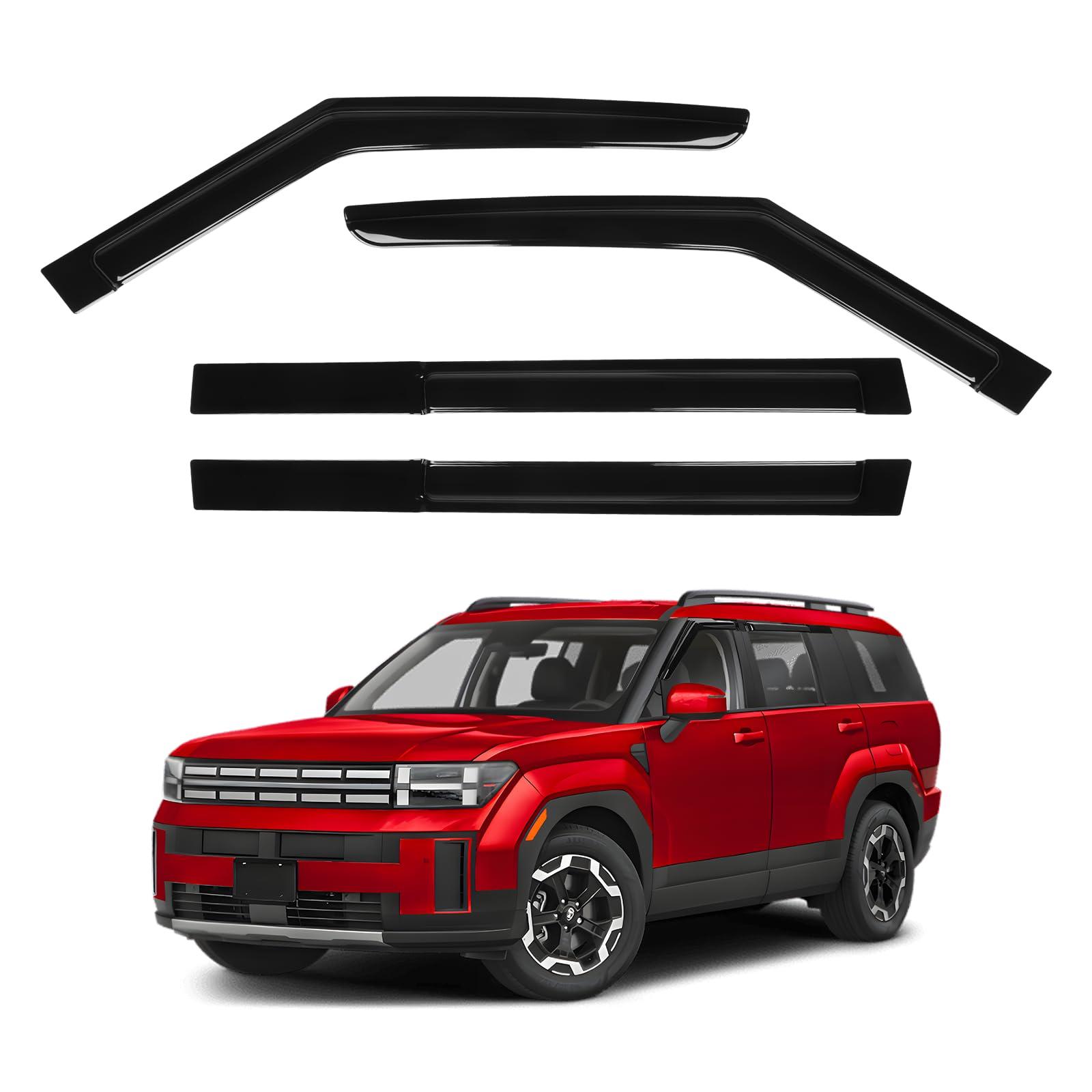 Snapklik.com : Canvcle Window Visors Rain Guards For 2024 2025 2026 ...