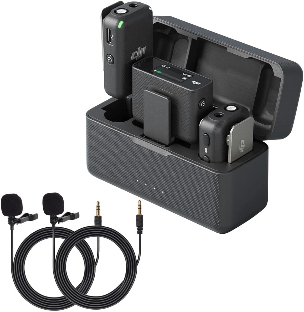 Amazon.com: DJI Mic 2 (2 TX + 1 RX + Charging Case), All-in-one ...