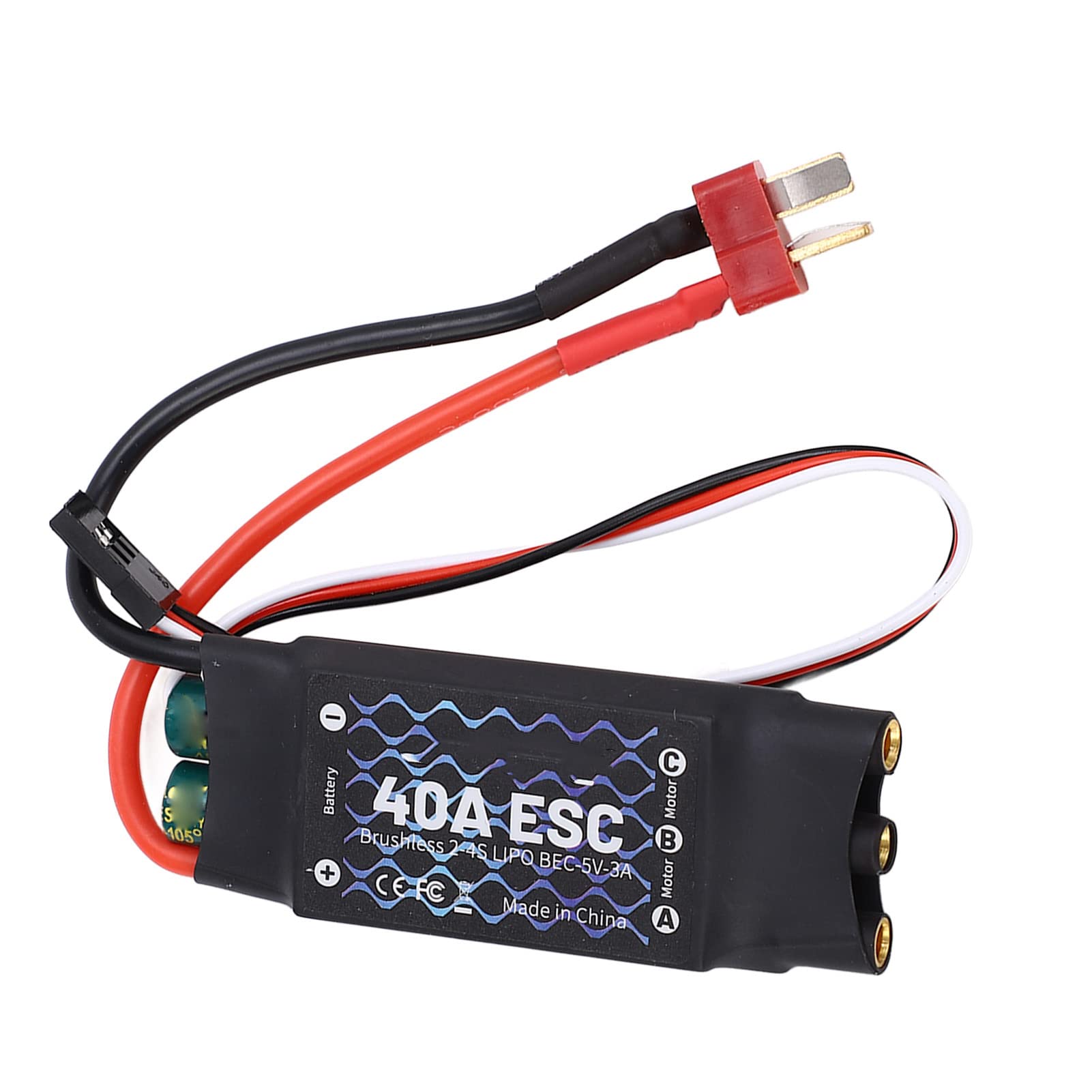 Amazon.com: Brushless ESC 40A RC Drone Brushless Motors ESC 2S to 4S 5V ...