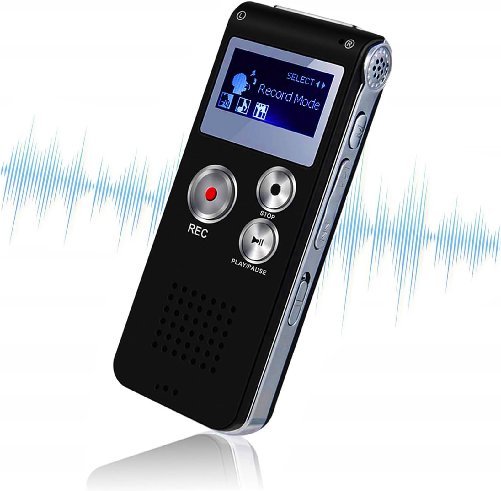Amazon.com: 8GB Digital Voice Recorder Voice Activated Recorder for ...