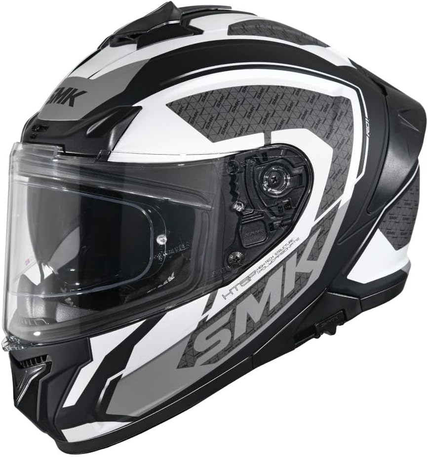 SMK Typhoon RD1 ISI ECE & DOT Certified Full Face Dual Visor Helmet for ...