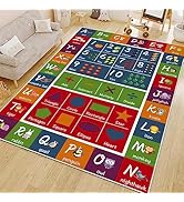 Amazon.com: SAMESIEG ABC Alphabet Rug, 4'x6' Educational Play Rug ...