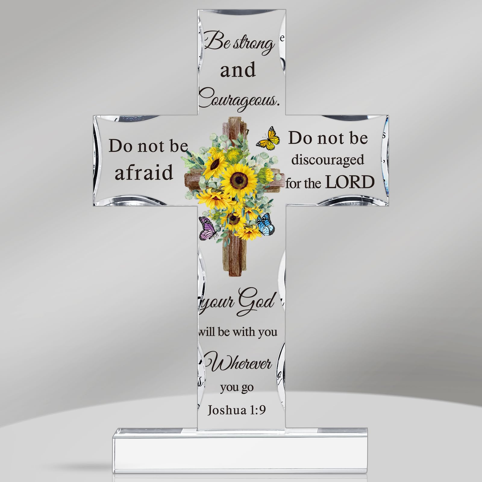 Snapklik.com : Acrylic Christian Standing Cross Inspirational Gifts